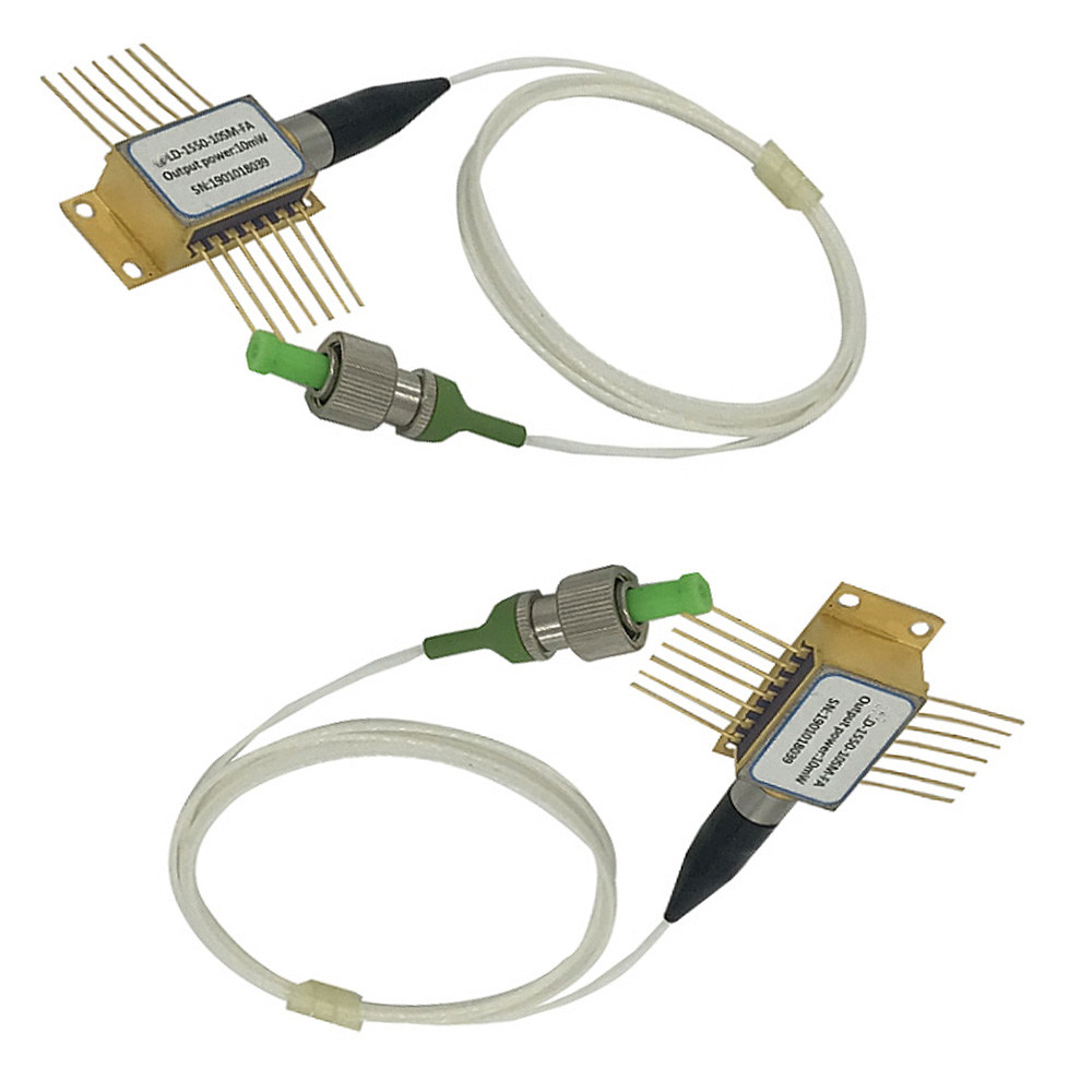 14PIN BTF 레이저 다이오드 1550nm 10mW 배터플라이 레이저, TEC 및 PM 섬유 최대 전력 10W